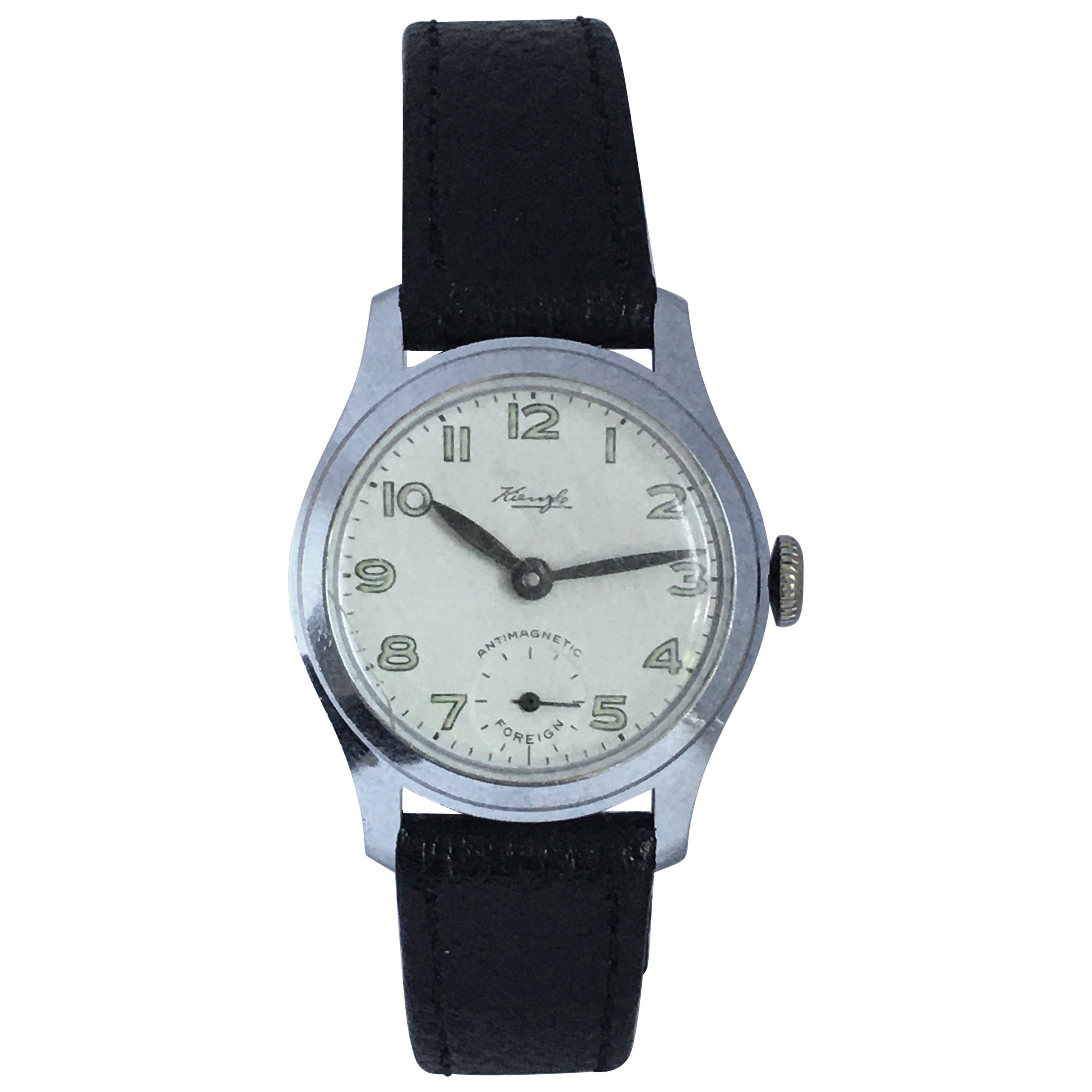 Vintage 1950s Gold-Plated Bennett Sportsman Mechanical Watch at 1stDibs