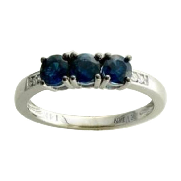 Grand Sample Sale Ring featuring Blueberry Sapphire Vanilla Diamonds ...