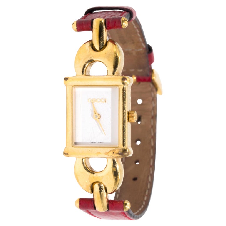 Vintage 1990s Gucci Women's Classic Watch with Interchangeable Bands at ...