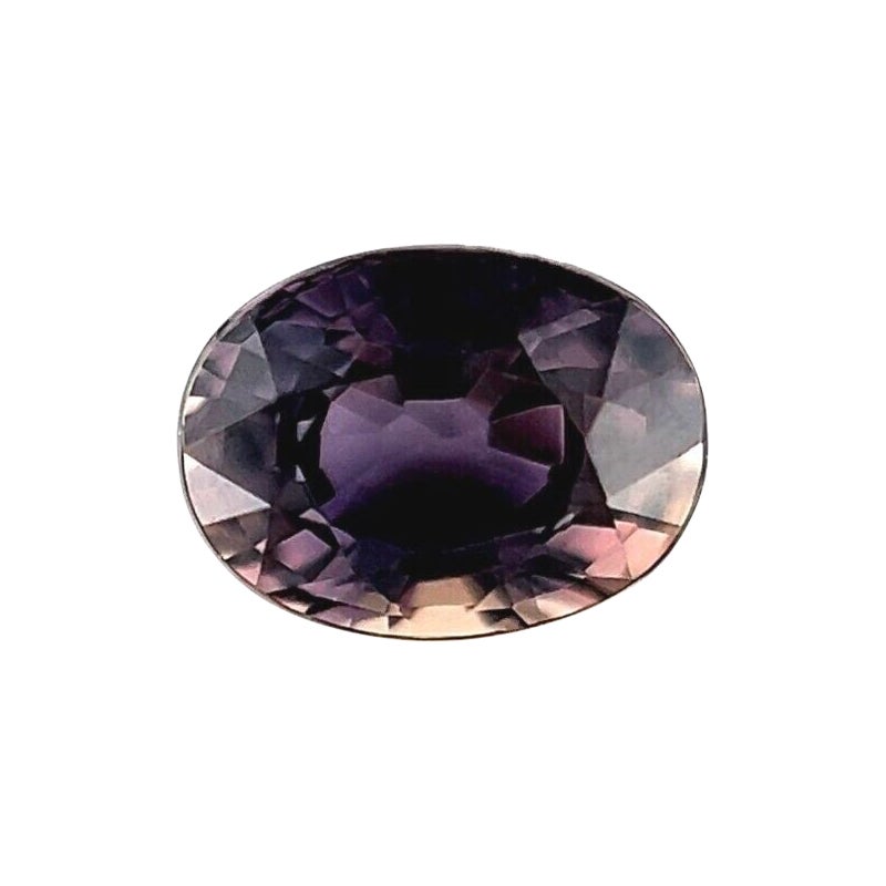 0.75ct Unheated Purple Sapphire Oval Cut Untreated Loose Cut Gem VVS ...