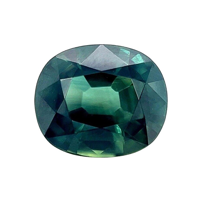 1.39ct Parti Colour Sapphire GRA Certified Emerald Cut Yellow Blue ...