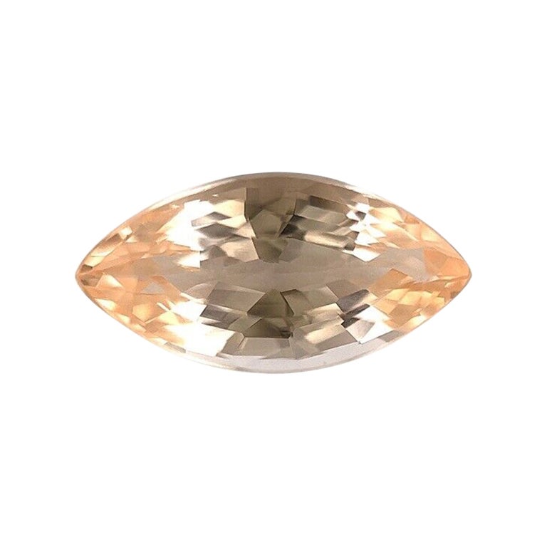 Natural 1.60ct Peach Pink Morganite Marquise Cut Loose Gemstone For ...