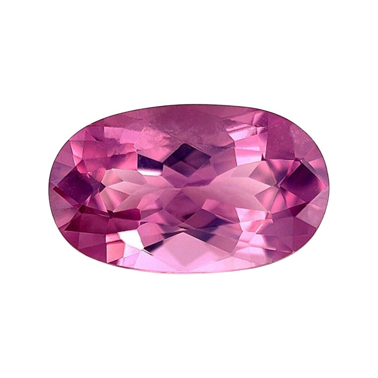 2.25ct Natural Spinel Vivid Fluorescent Pink Purple Oval Cut Gem For ...
