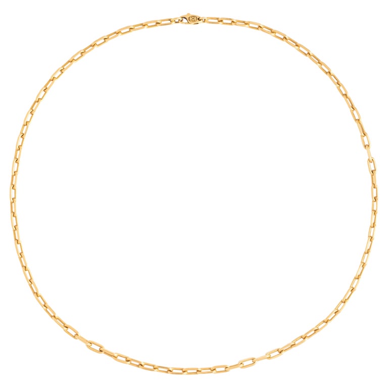 Cartier Gold 18K Chain Necklace at 1stDibs