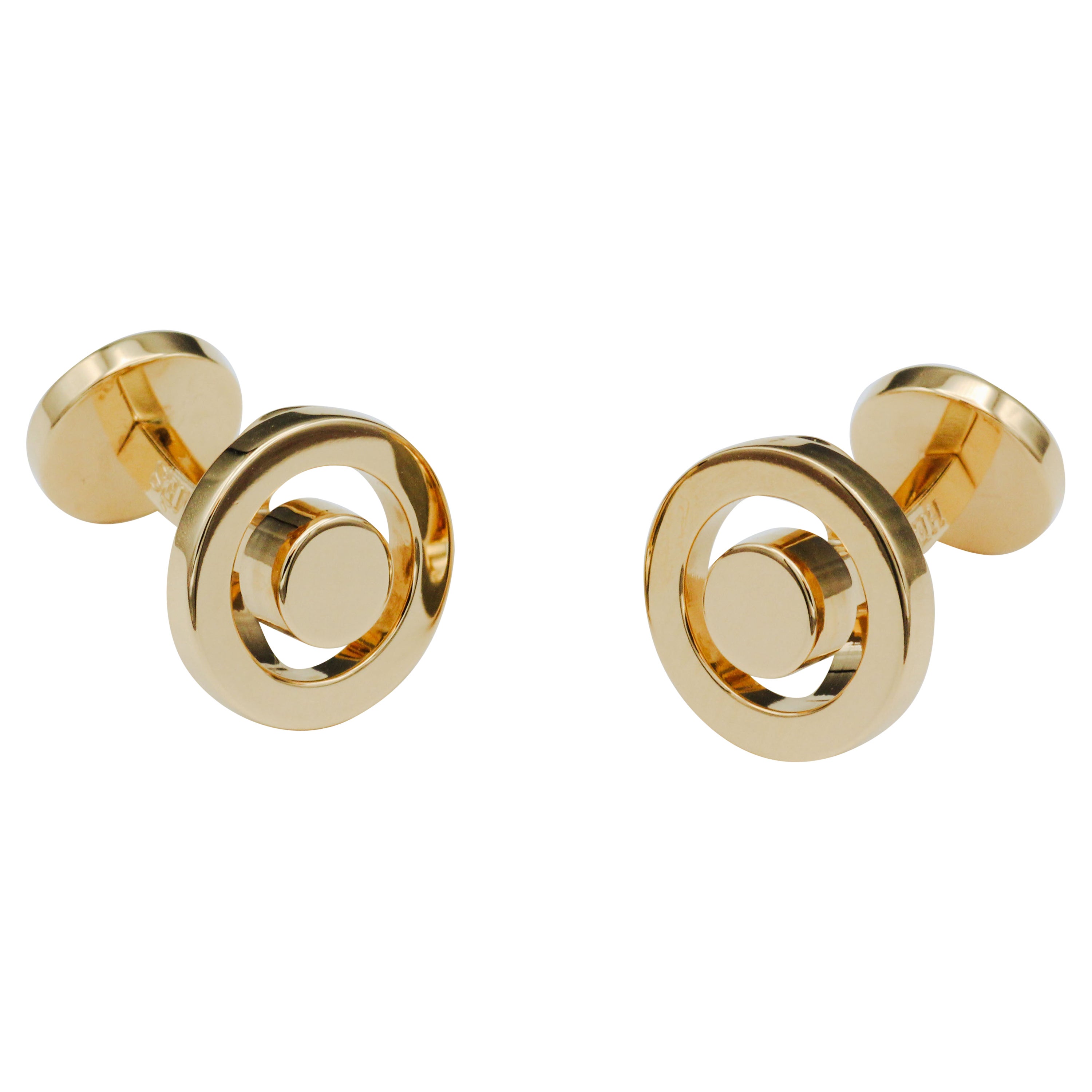Hermes Gold Marine Cufflinks at 1stDibs | hermes gold cufflinks