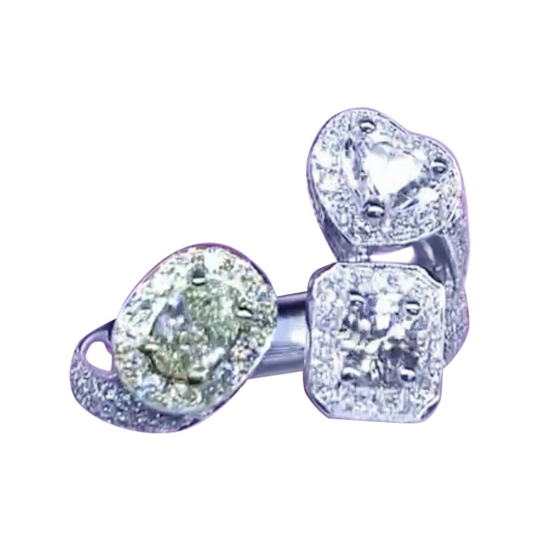 Amazing Diamond Gold Ring For Sale at 1stDibs