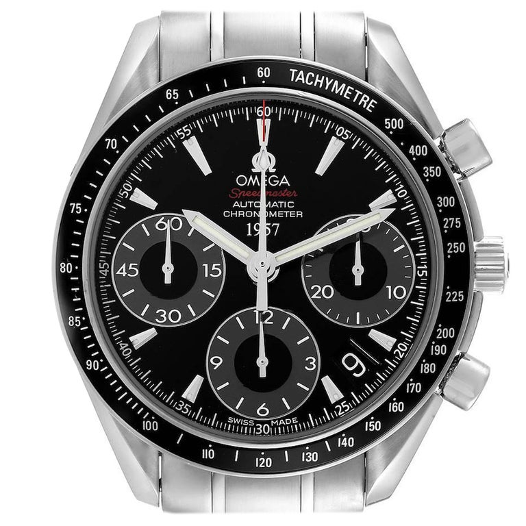 Omega Montre Speedmaster Date avec cadran noir et cadran LE pour hommes ...