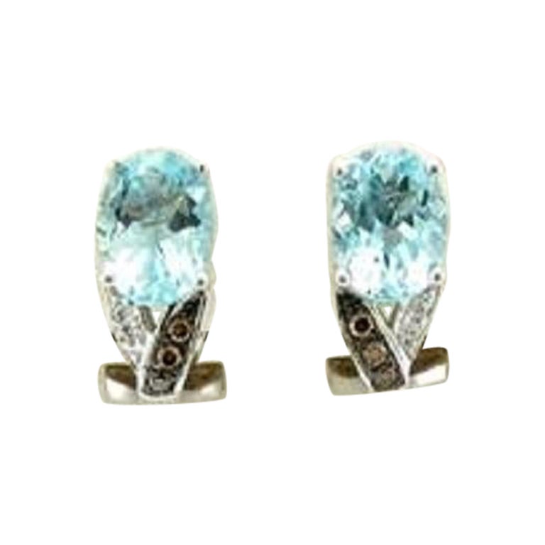 Grand Sample Sale Earrings Featuring Sea Blue Aquamarine Chocolate ...