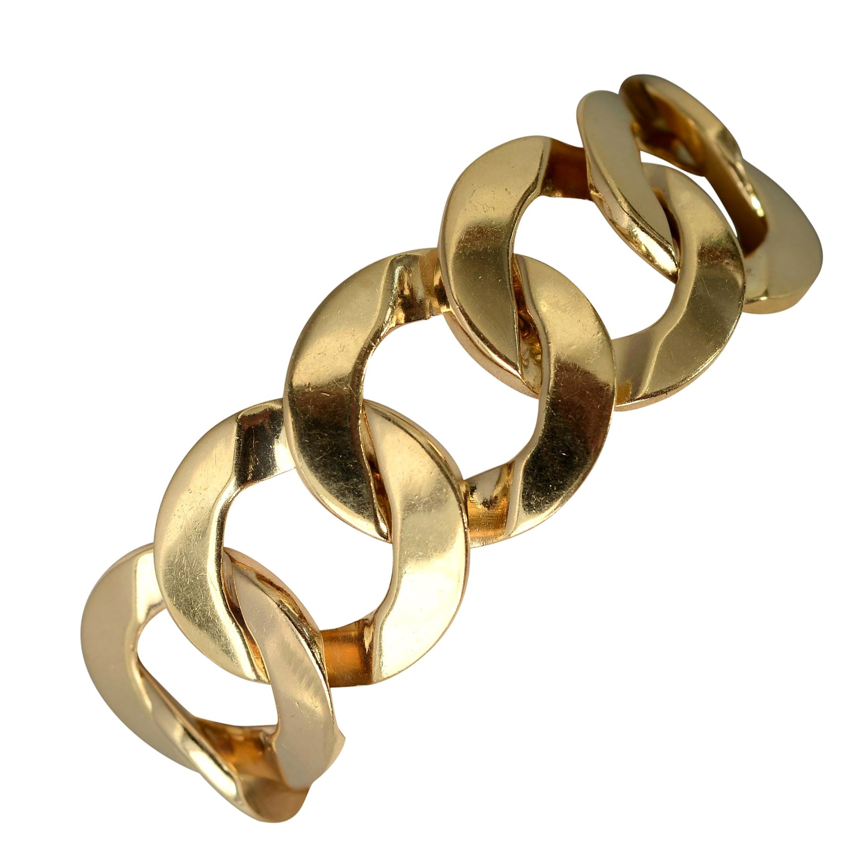 Antique Gold Link Bracelets - 4,574 For Sale at 1stDibs