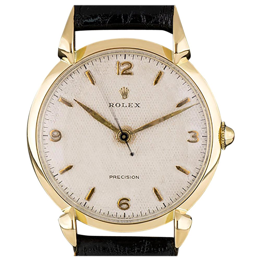 Rolex Gold Square Chronometer with Unusual Lugs circa 1940s at 1stDibs ...