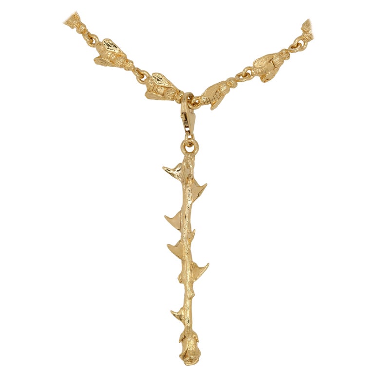 Necklace and Pendant 24kt Gold Plated Bronze Devotion of "St. Rita of ...