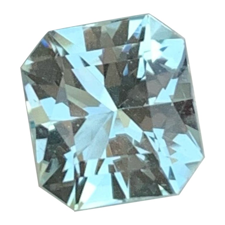 Exceptional Light Blue Aquamarine Stone 1.45 CtS Aquamarine Ring ...