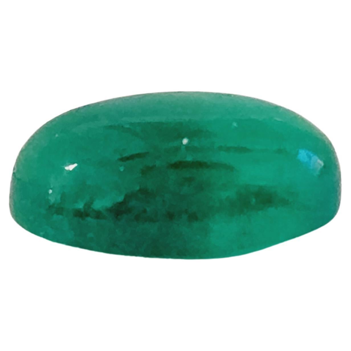 7.12 Carats Colombian Oval Shape Natural Emerald at 1stDibs