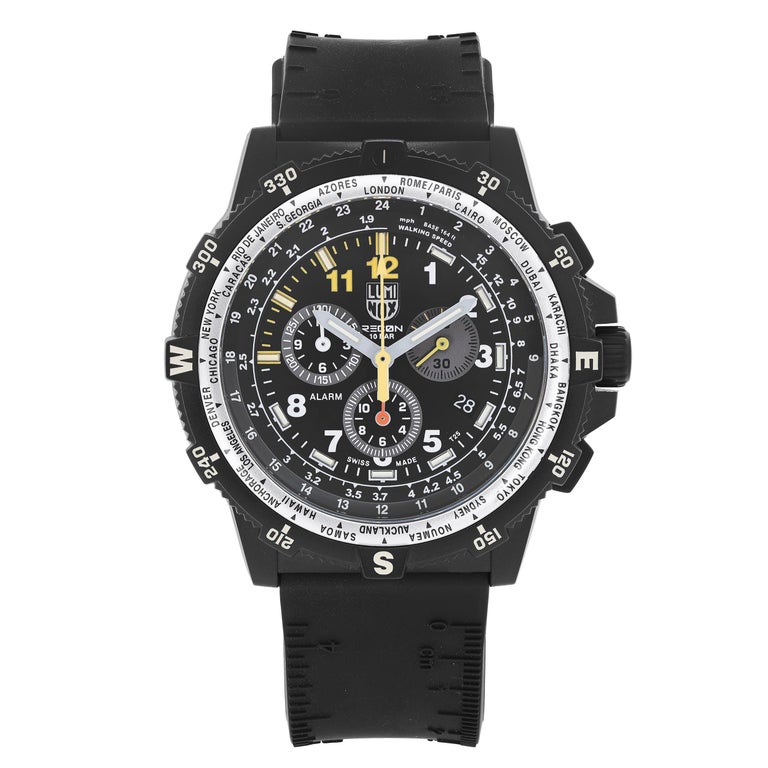 Luminox Recon Team Leader Chrono 48mm Black Dial Quartz Mens Watch XL ...