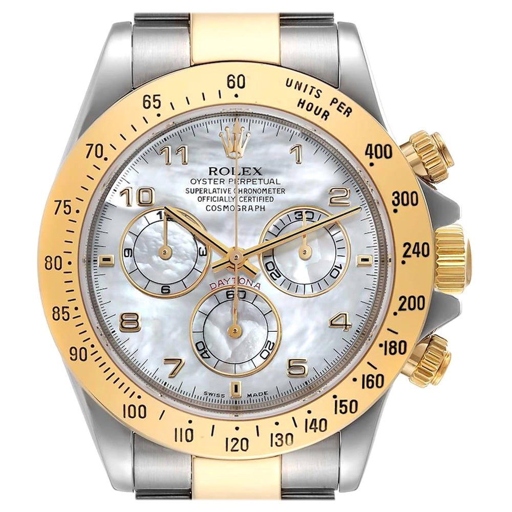 Rolex Cosmograph Daytona Men's Steel and Gold Watch 116523 Panda Dial ...