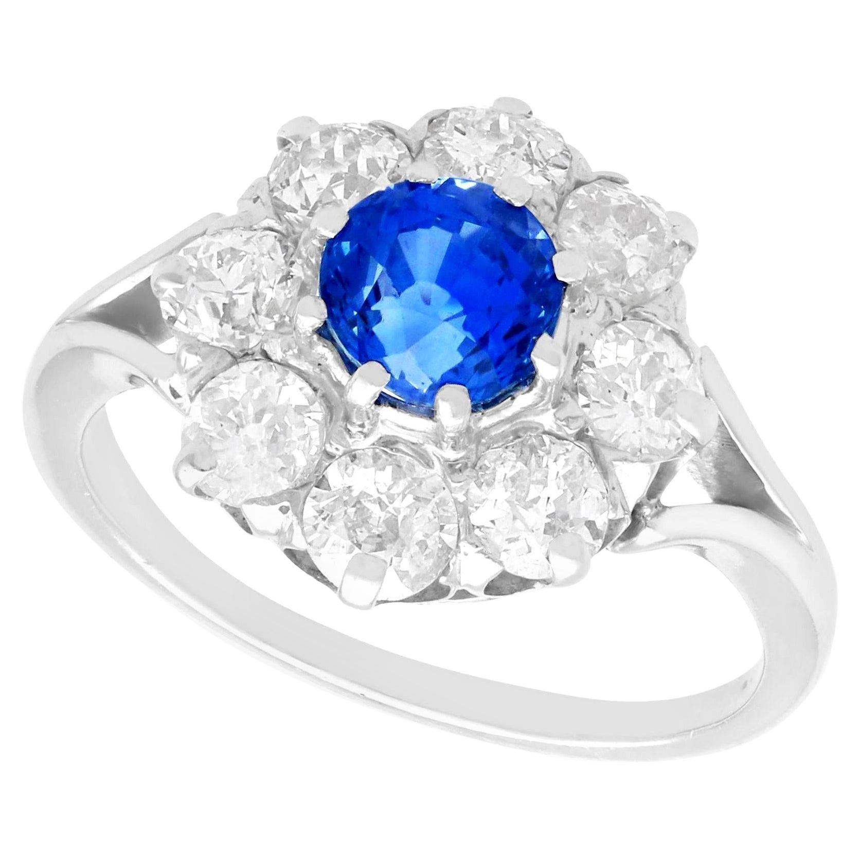 Dramatic Diamond Gold 1.36 Carat Cocktail Ring at 1stDibs