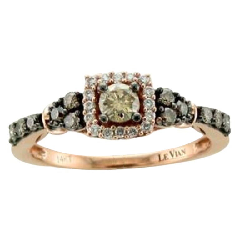 Le Vian Chocolatier Ring Featuring Chocolate Diamonds, Vanilla Diamonds ...