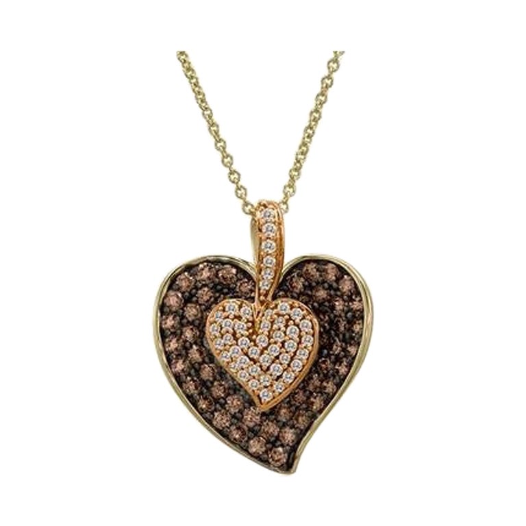 Grand Sample Sale Pendant Featuring Chocolate Diamonds, Vanilla ...