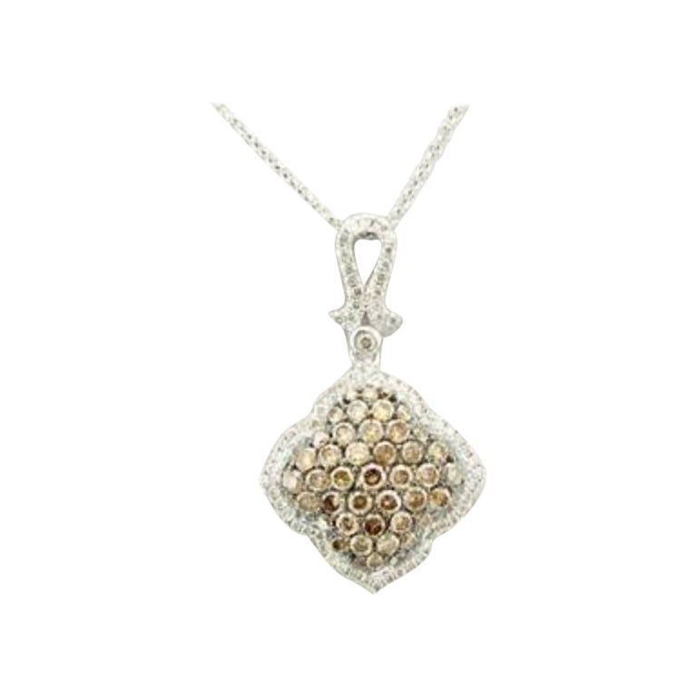 Grand Sample Sale Pendant Featuring Chocolate Diamonds, Vanilla ...