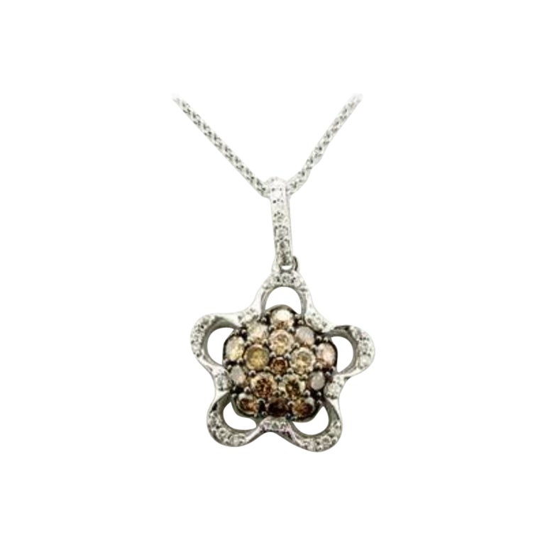 Grand Sample Sale Pendant Featuring Chocolate Diamonds, Vanilla ...