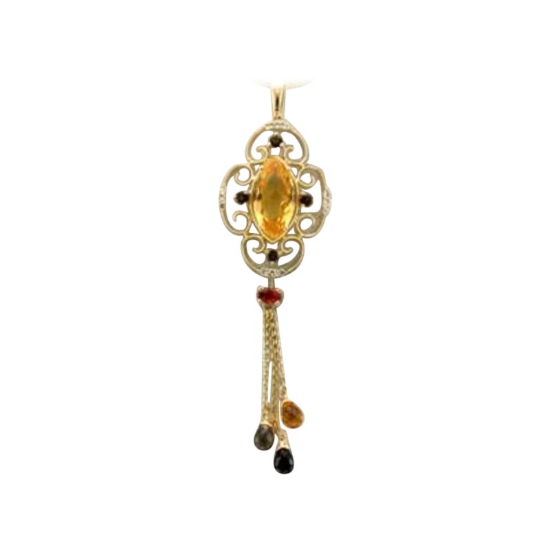 Le Vian Pendant Featuring Grape Amethyst, Raspberry Rhodolite For Sale ...