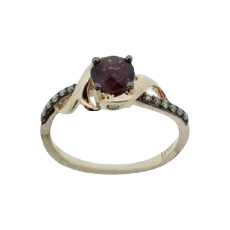 Le Vian Chocolatier Ring Featuring Raspberry Rhodolite Chocolate ...