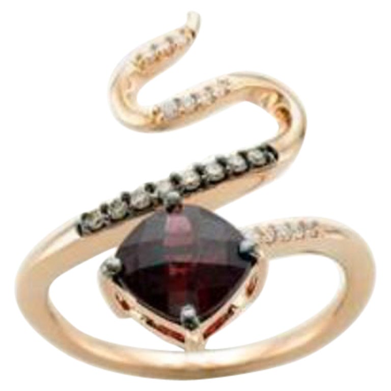 Le Vian Chocolatier Ring featuring 1 1/4 cts. Raspberry Rhodolite, 1/15 ... Le Vian Chocolatier Ring featuring 1 1/4 cts. Raspberry Rhodolite, 1/15 ...