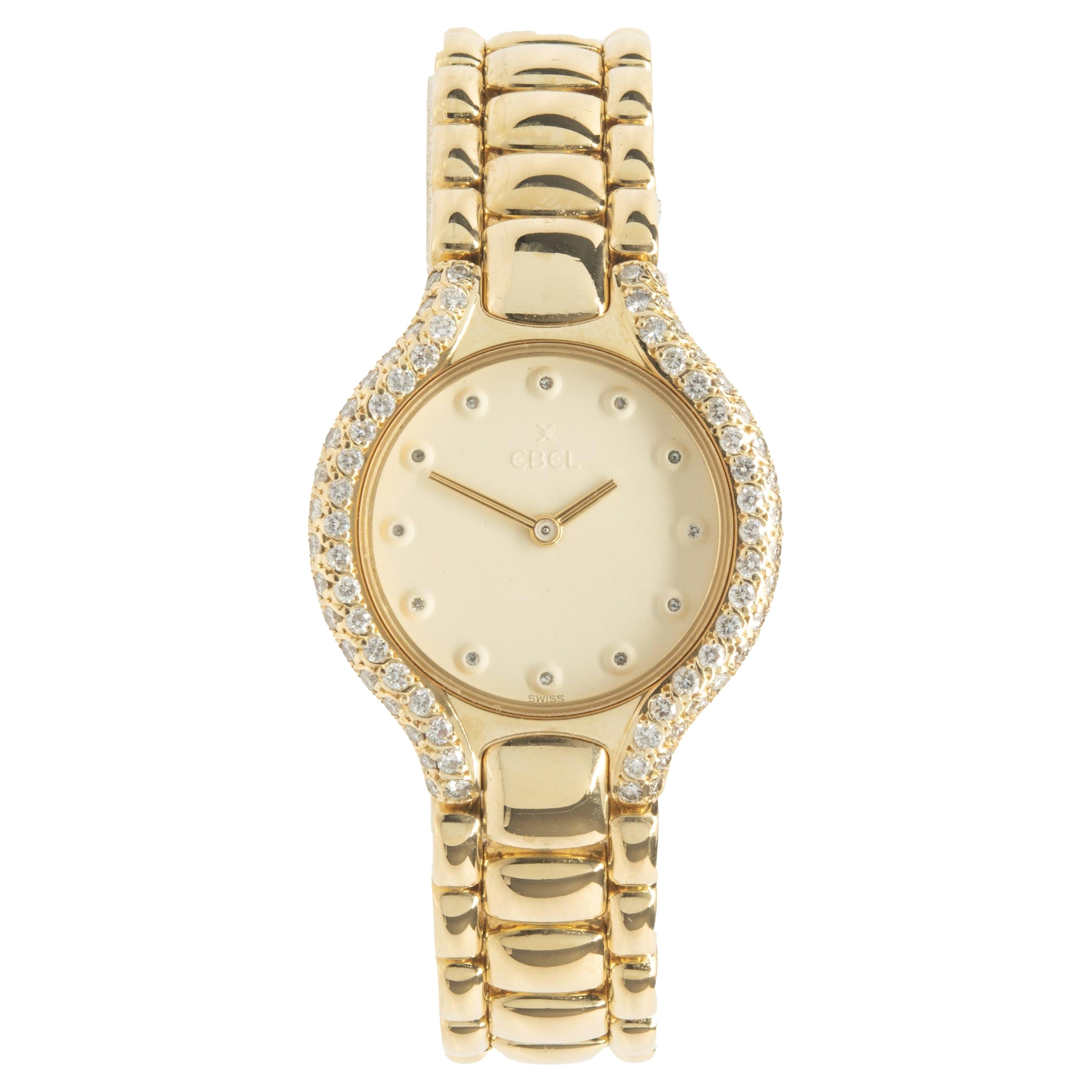 Ebel Beluga Diamond Dial Ladies Watch at 1stDibs | ebel beluga diamond ...