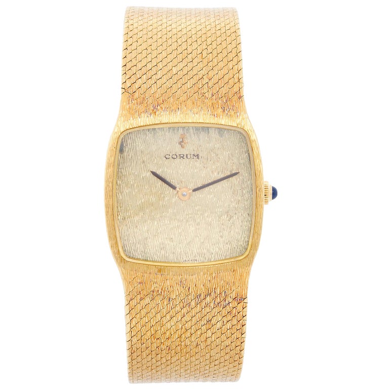 Corum Classique 18 Karat Yellow Gold Watch For Sale at 1stDibs