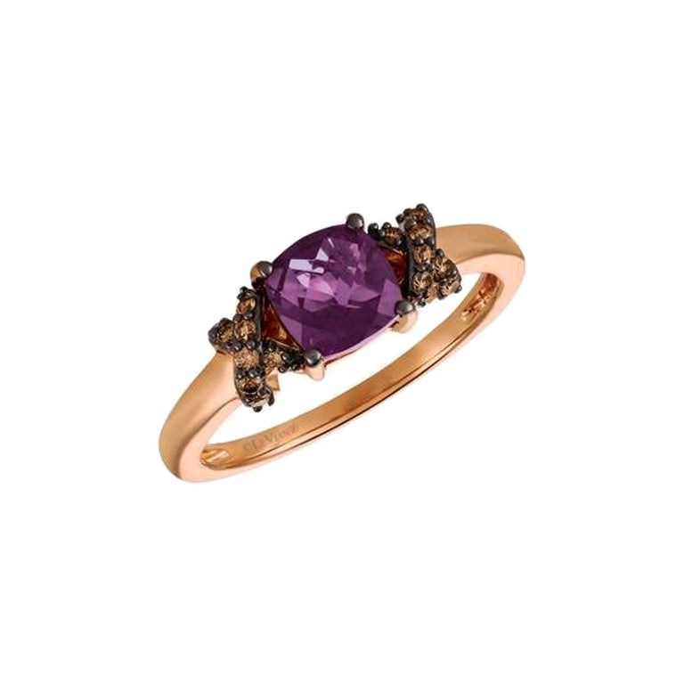 Le Vian Chocolatier Ring Featuring Grape Amethyst Chocolate Diamonds ... Le Vian Chocolatier Ring Featuring Grape Amethyst Chocolate Diamonds ...