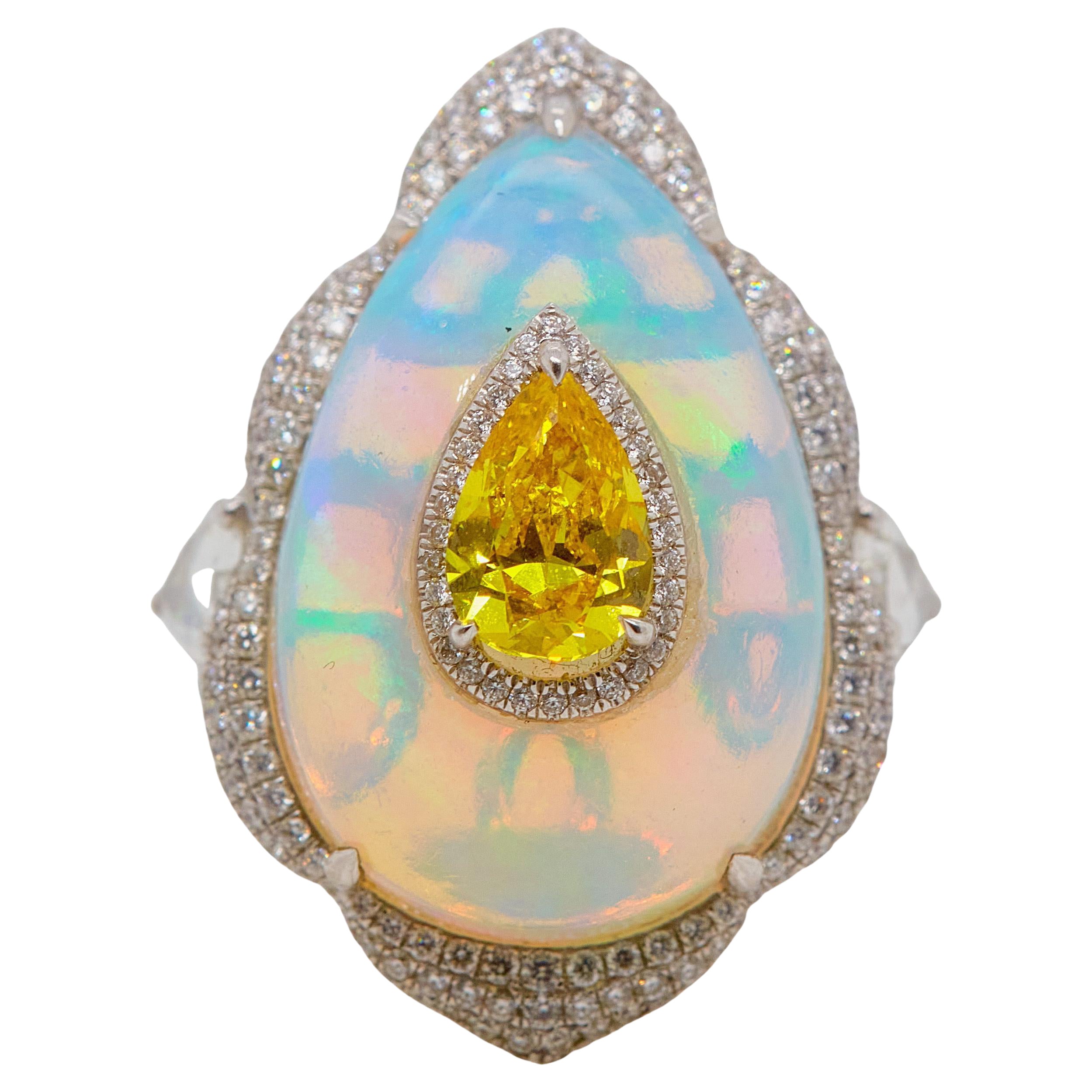 GIA Certified 1.82ct Fancy Vivid Blue Diamond Ring For Sale at 1stDibs