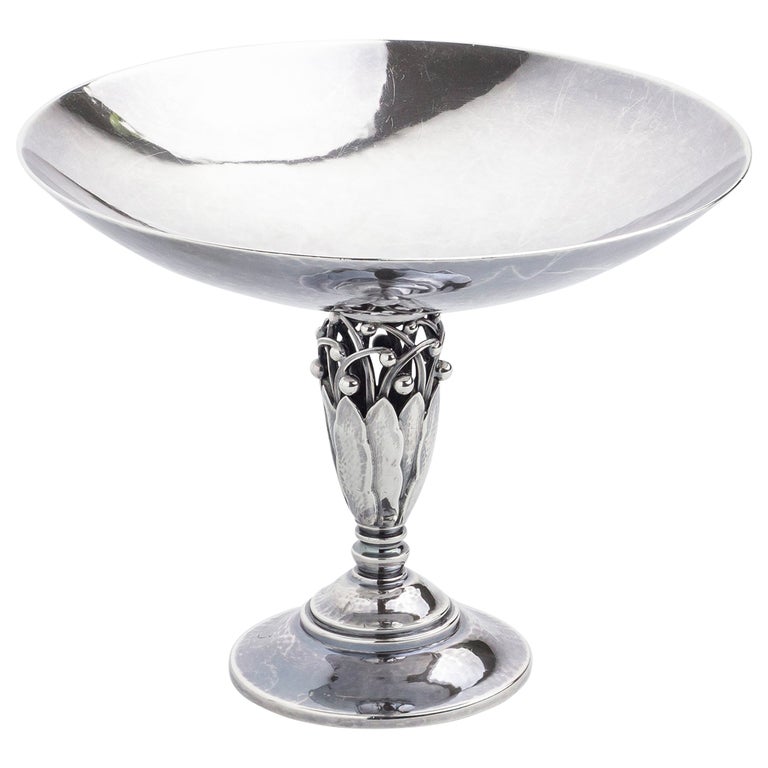 Sterling Silver Tazza by Georg Jensen, Designed by Johan Rohde, Pattern ...