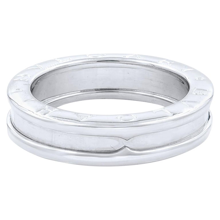 Bvlgari B.Zero 1 18K White Gold Ring For Sale at 1stDibs