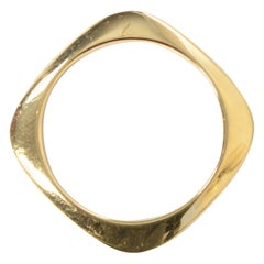 Tiffany and Co. Square Gold Bangle Bracelet at 1stDibs | square gold ...