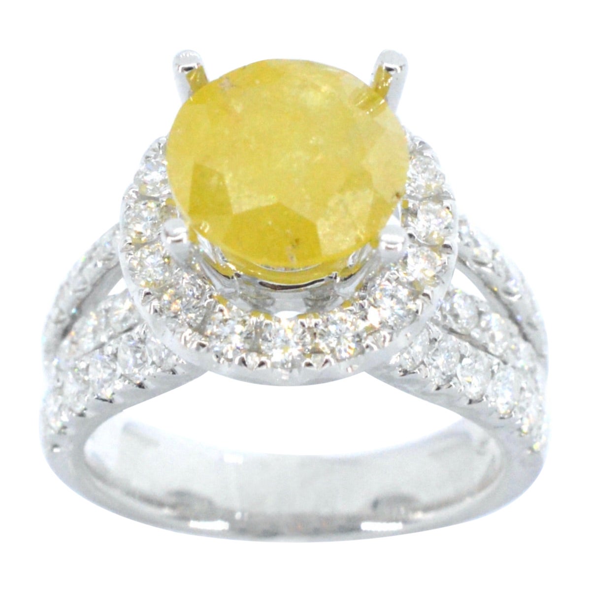 Ring Yellow Gold Diamond For Sale at 1stDibs