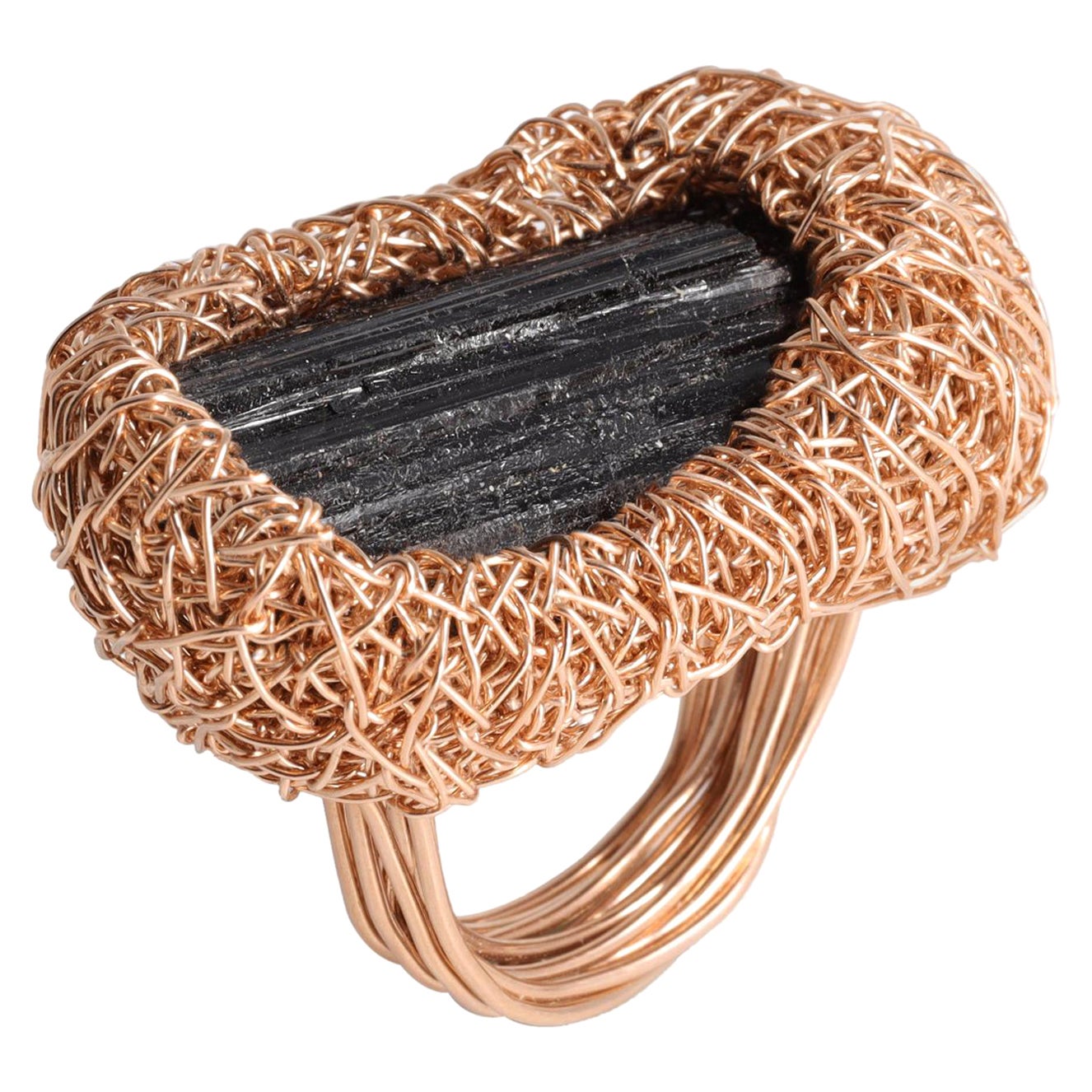 Natural Baltic Amber in 14kt Rose Goldfilled Unique Cocktail Ring by ...