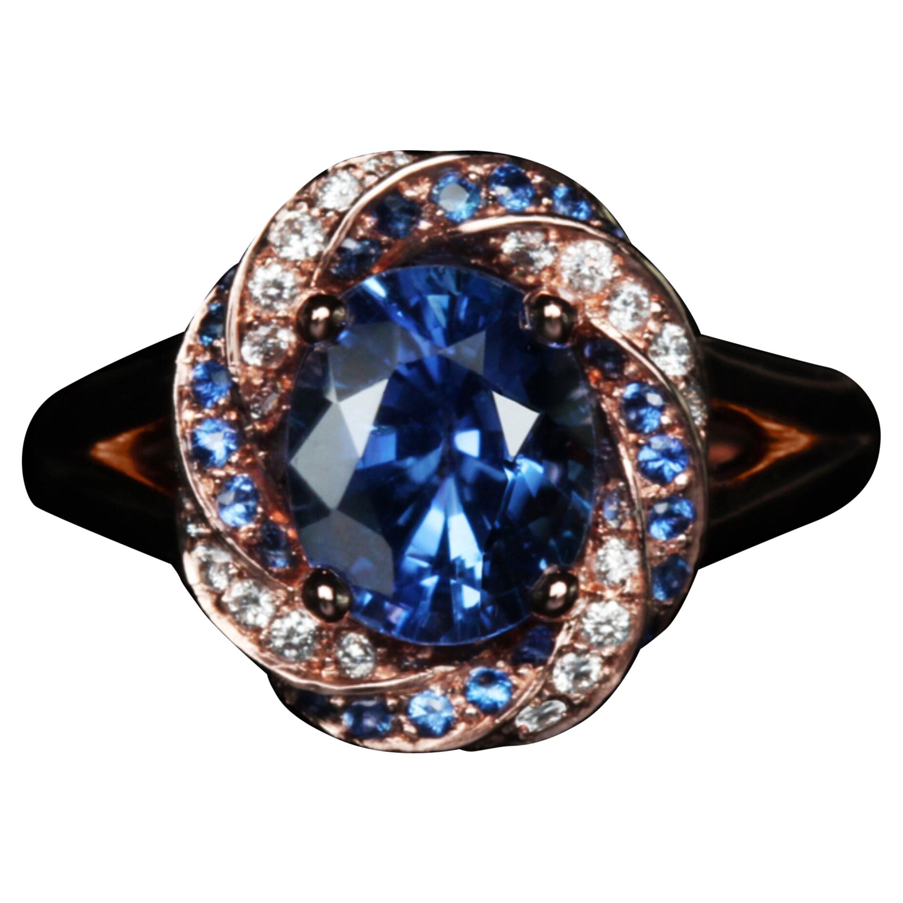 Customizable Sapphire Wedding Ring, Natural Sapphire Engagement Ring ...