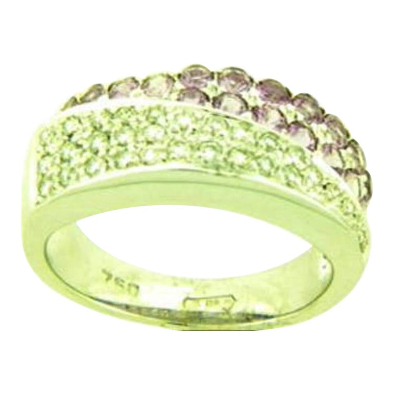 Grand Sample Sale Ring Featuring Bubble Gum Pink Sapphire Vanilla ...