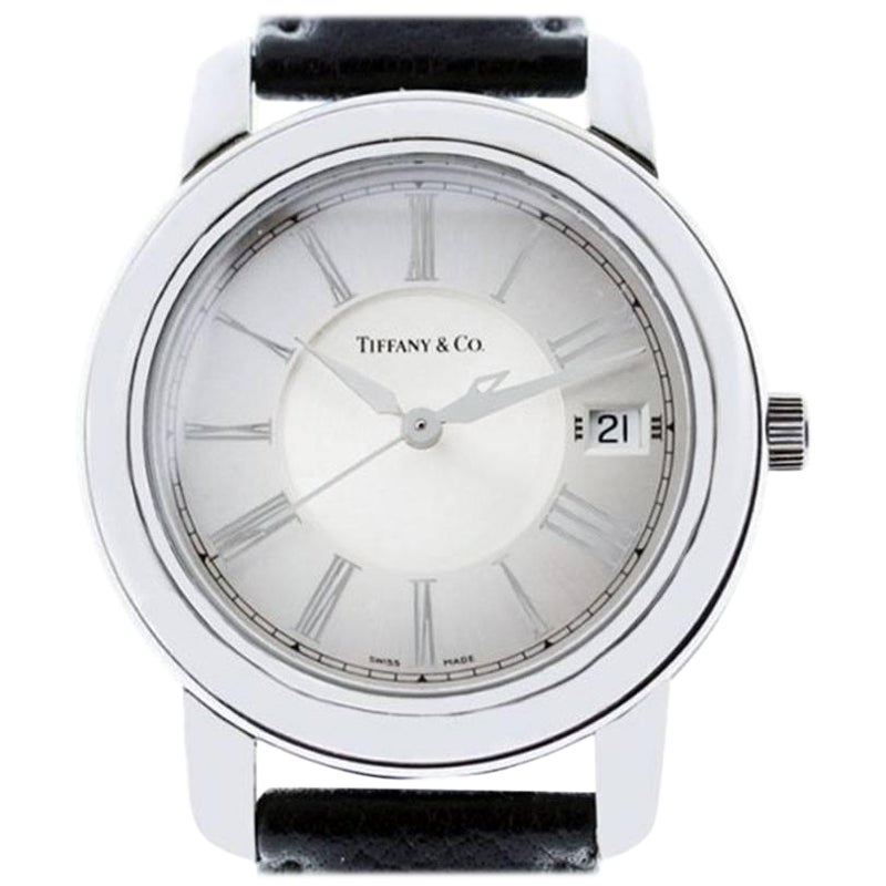 Vintage Tiffany and Co. Rectangular-Shaped Sterling Silver Watch, 1924 ...