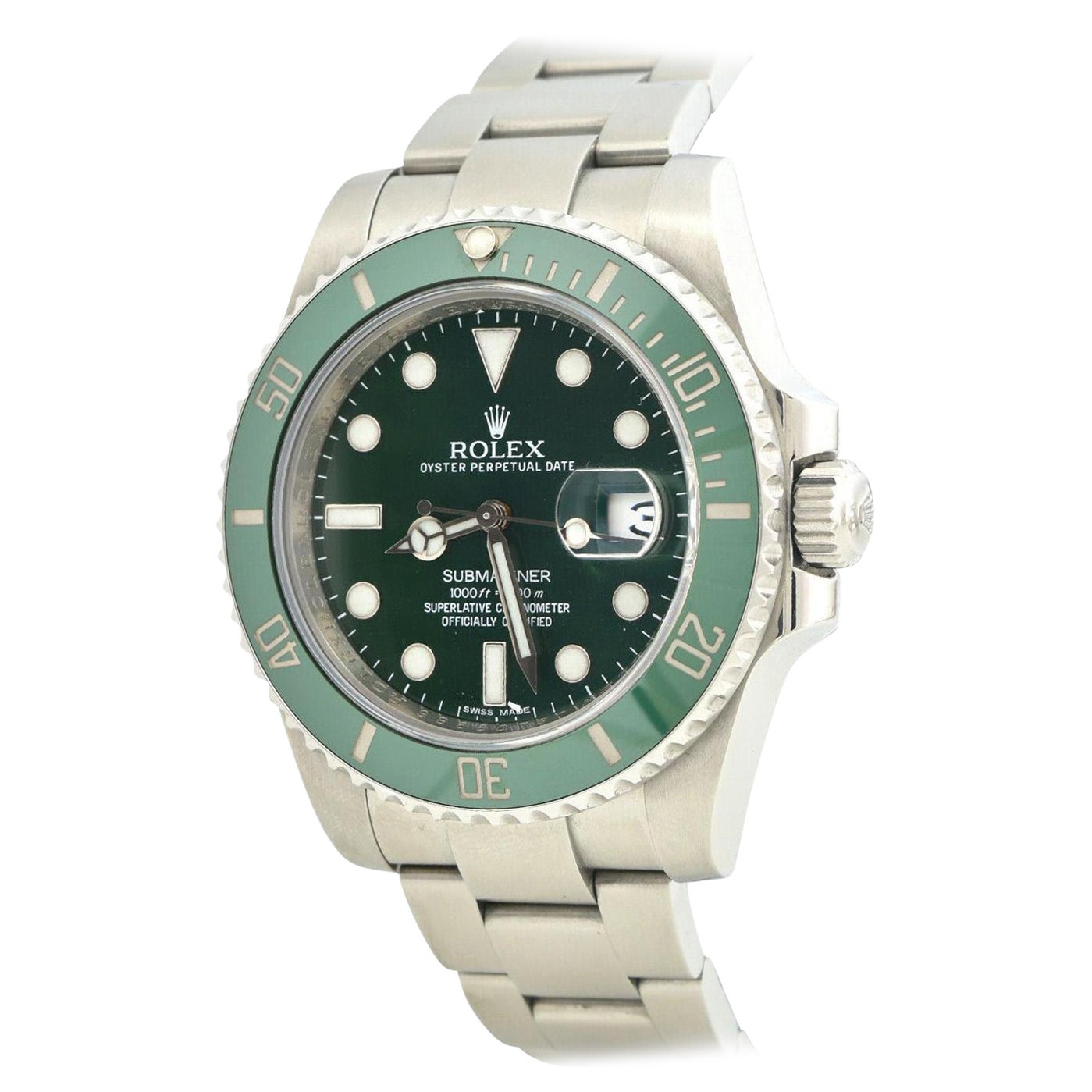 Rolex Submariner Hulk Stainless Steel 116610LV at 1stDibs | submariner ...