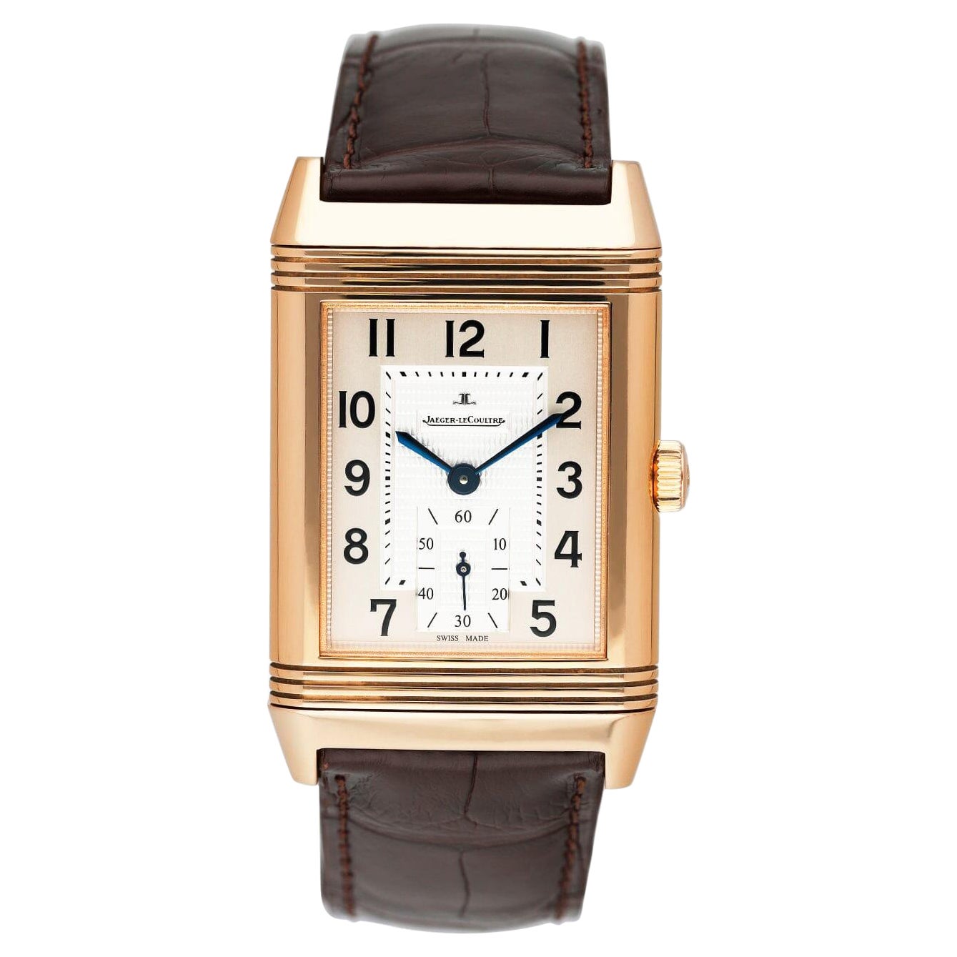 Jaeger LeCoultre Grande Reverso Ultra Thin Diamond Set Watch For Sale ...