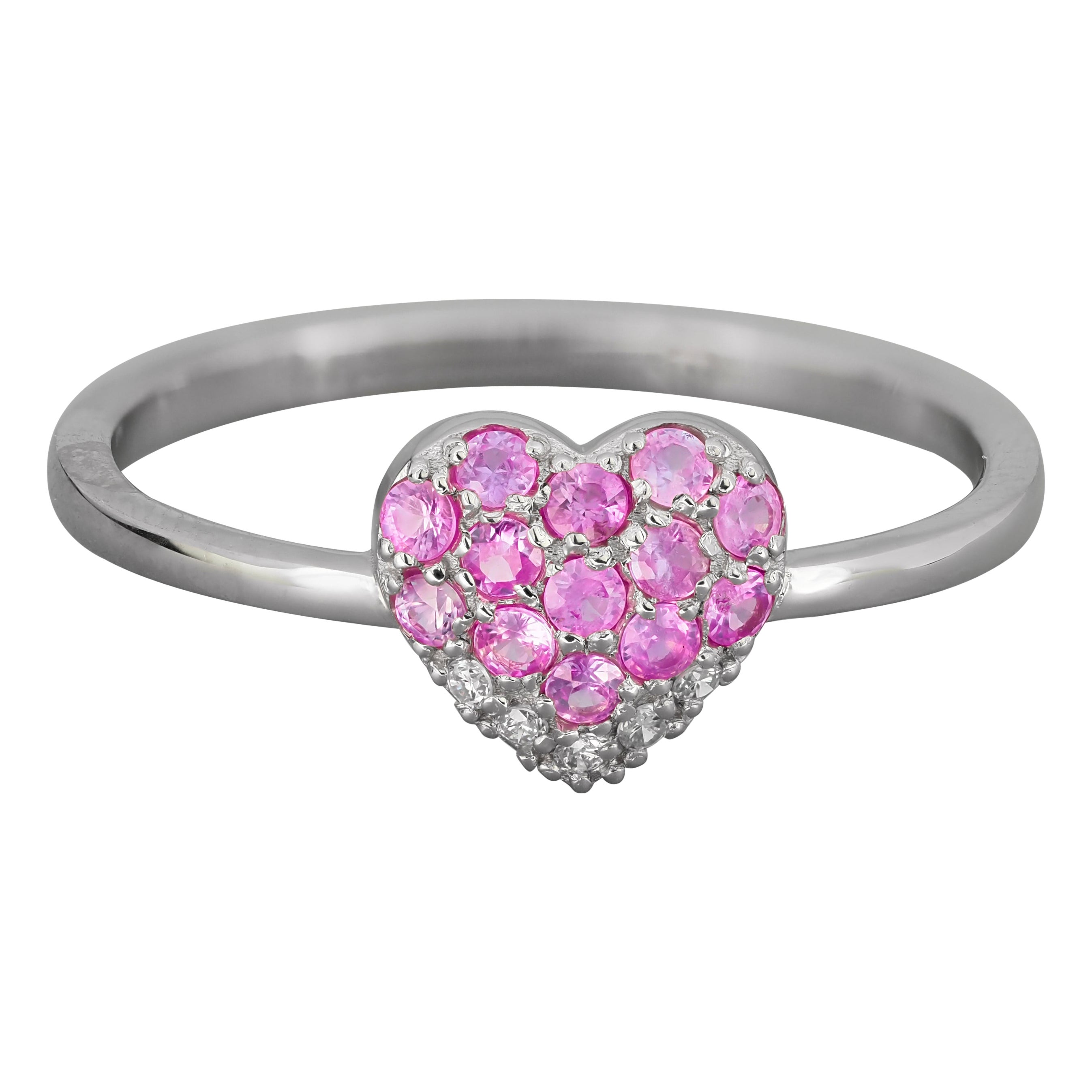 Heart Shaped Tanzanite Diamond Gold Ring For Sale at 1stDibs | heart ...