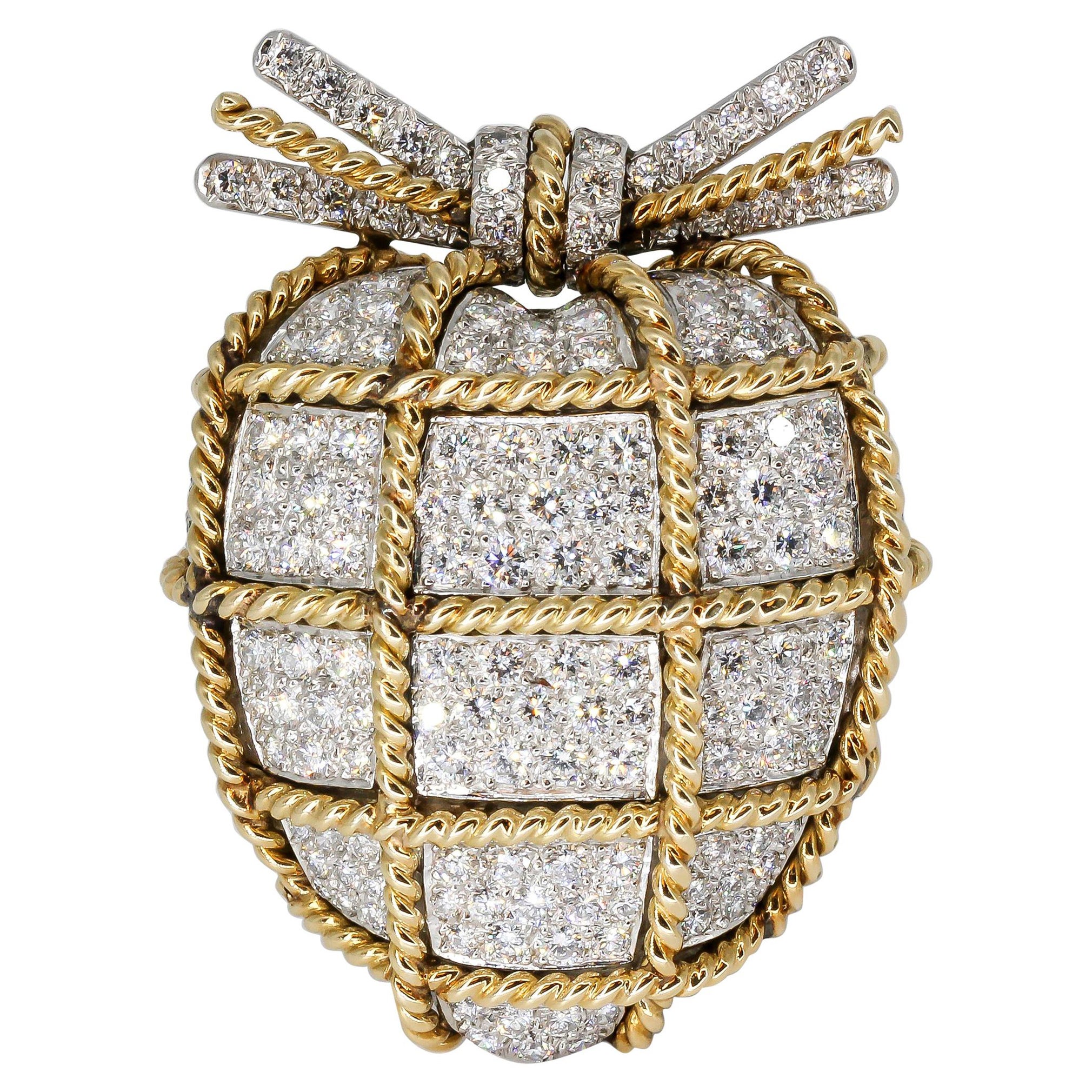 Verdura Caged Crystal Gold Large Dome Ring at 1stDibs | verdura caged ring, verdura ring ...