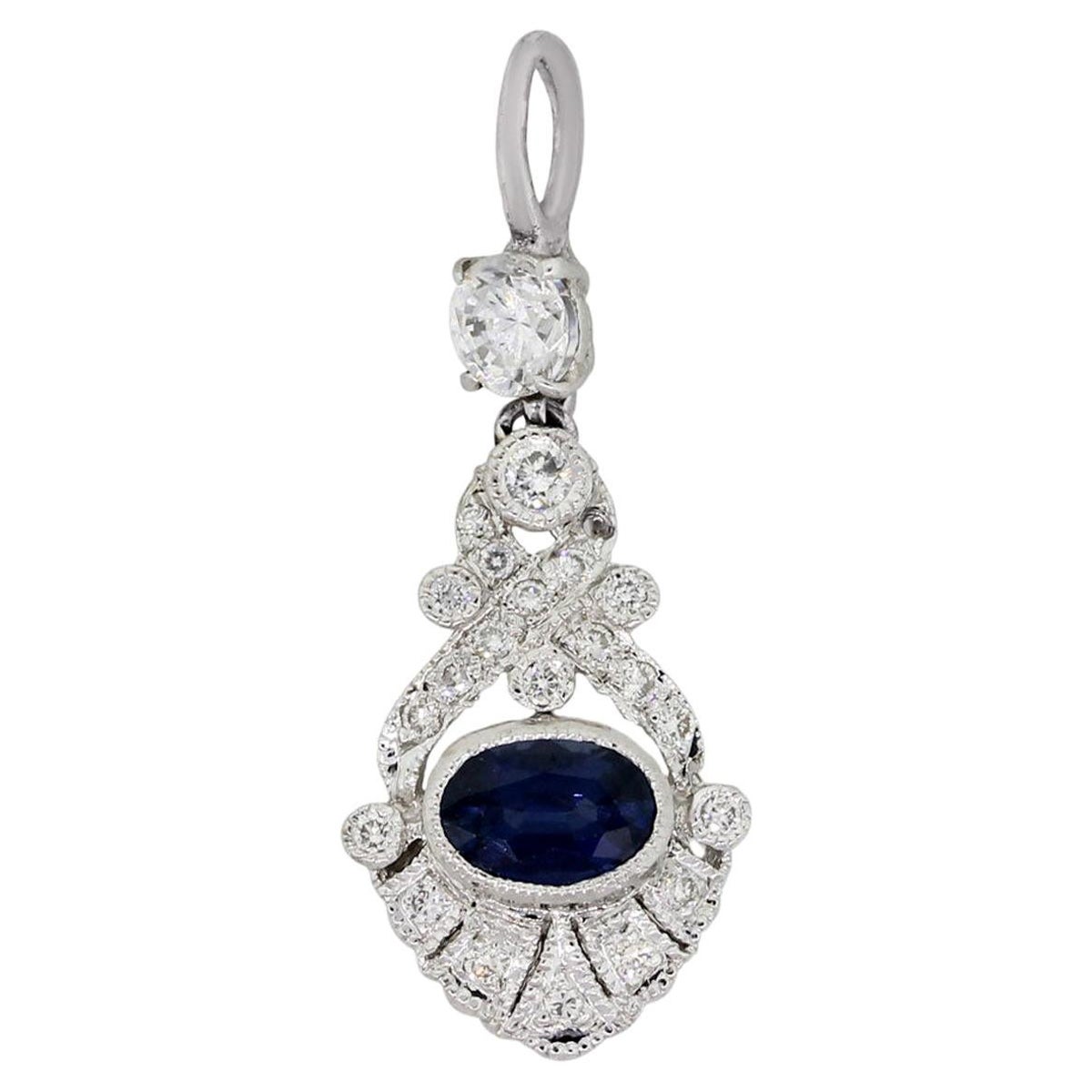 Fancy Colored Diamonds Slide Pendant For Sale at 1stDibs