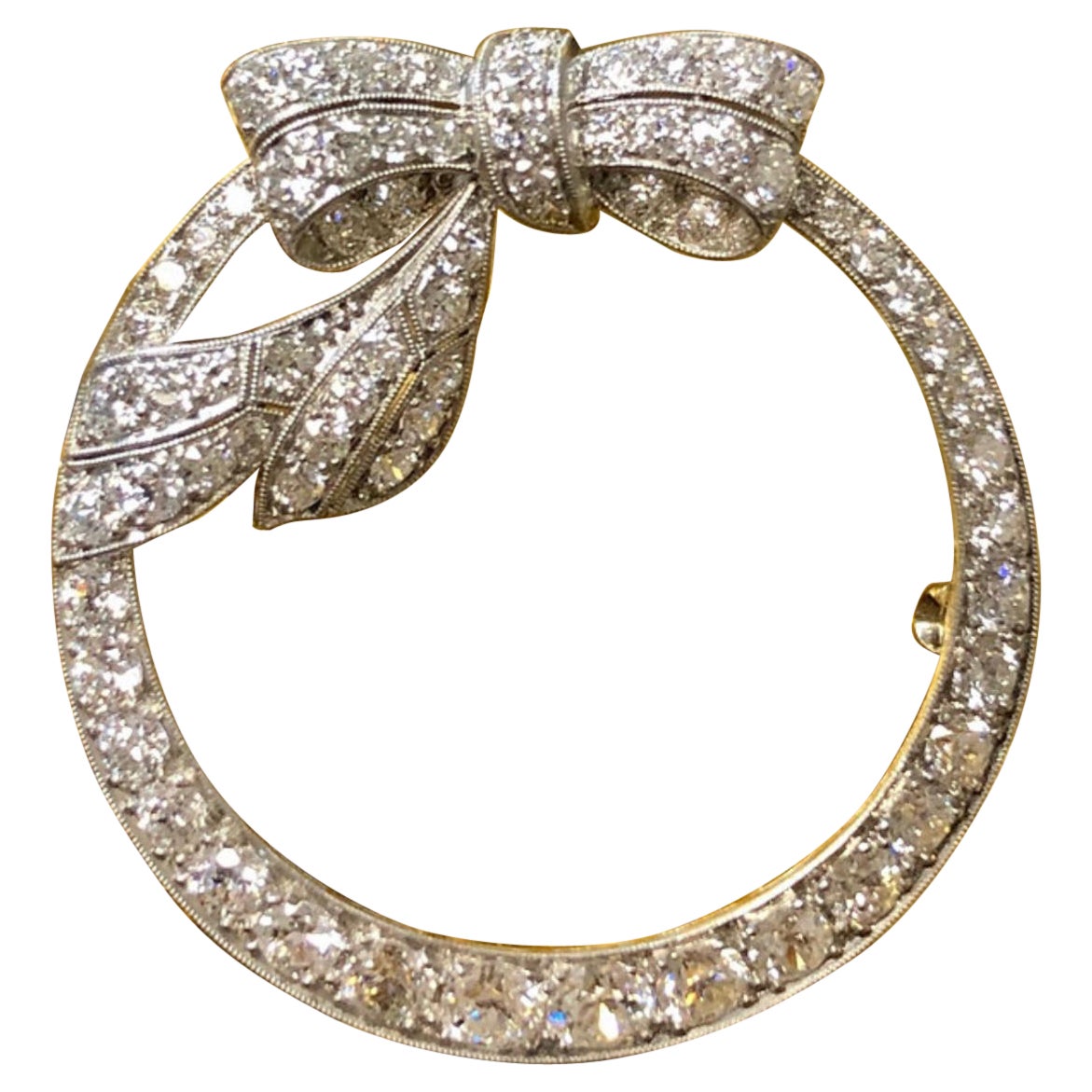 Art Deco Circle Brooch by Cartier at 1stDibs