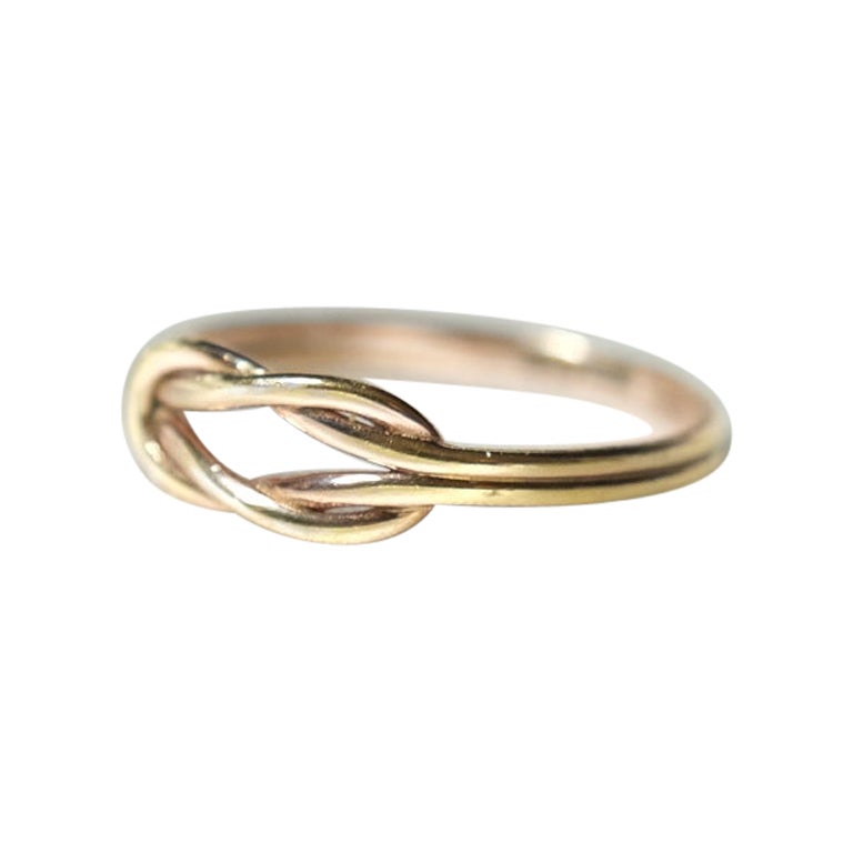 Knot Ring, 18k Rose Gold For Sale at 1stDibs