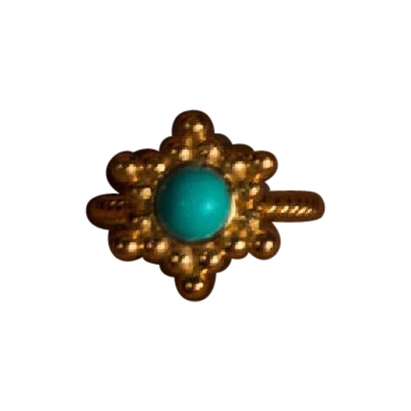 Modern 18K and Turquoise Ring by Gucci at 1stDibs | gucci turquoise ...