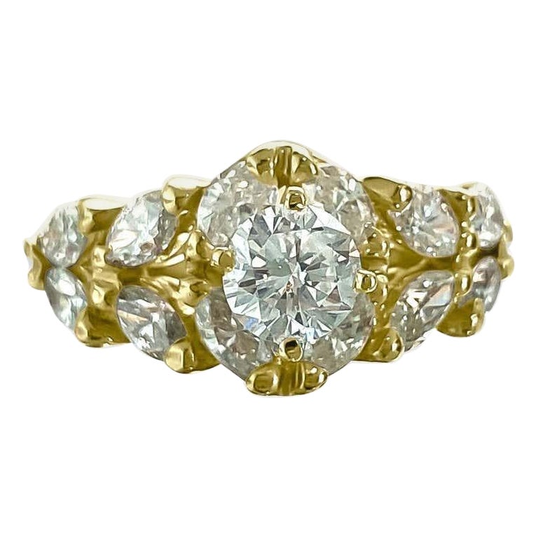 3.85 Carat Gilson Emerald Cut Emerald and Diamonds 14 Carat Rose Gold ...