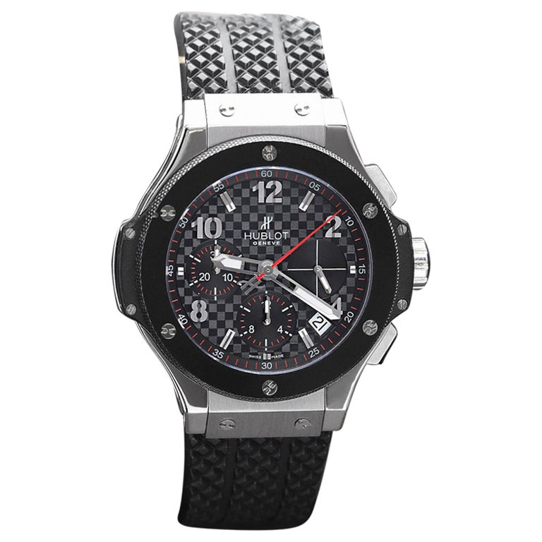 Hublot Big Bang 341.SB.131.RX Stainless Steel with Black Rubber Watch ...