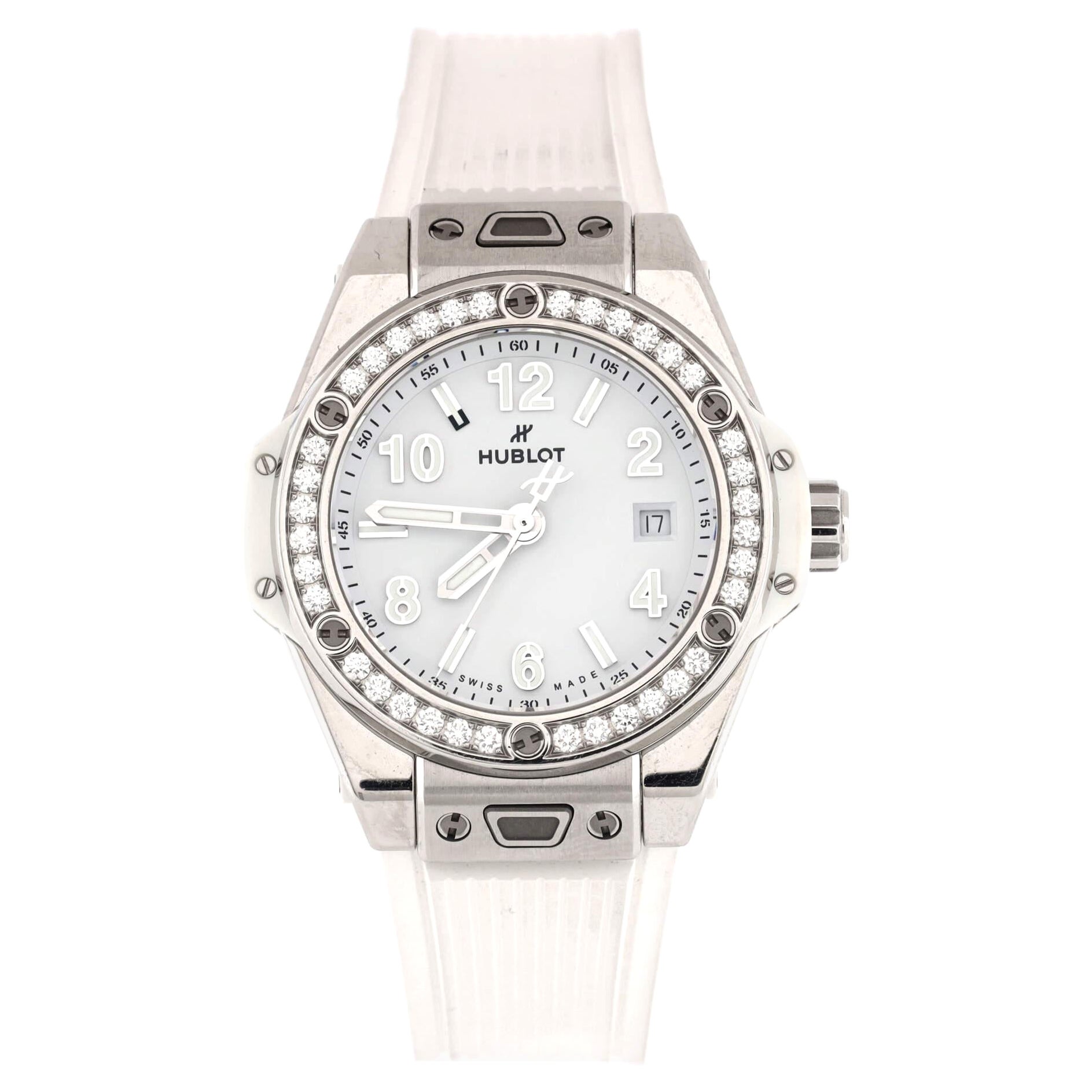 Hublot Big Bang Chronograph Automatic Watch Stainless Steel and Rubber ...